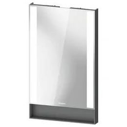 Duravit Qatego Spiegel, Lichtfelder seitlich, dimmbar, 450x750x65mm, QA7080049490000, Farbe: Graphit matt