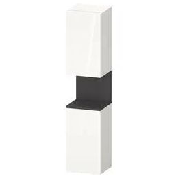 Duravit Qatego Hochschrank, T&uuml;ranschlag links, 400x360x1760mm, Nische Graphit Matt, QA1346L49220000, Farbe: Wei&szlig; Hochglanz