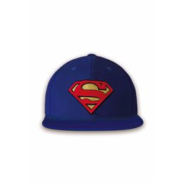 Baseball Cap logoshirt "DC Superman", Herren, blau (blau, rot), 100% Baumwolle, bestickt, Caps, met stiksels
