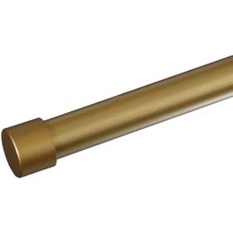 Gardinenstangen-Endstück Liedeco "Power", grau (messingfarben), Ø:3,5cm, Gardinenstangenendstücke, Gardinenstangen-Endstück, für Gardinenstangen Ø 20 mm