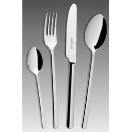 Besteck-Set "VENTURA", silber (silberfarben), 30 Stk., Chromnickelstahl 18/10, PICARD & WIELP&Uuml;TZ SOLINGEN, Essbesteck-Sets, hochglanzpoliert