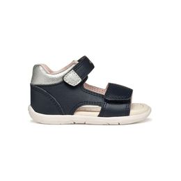 Geox Sandalen "Tapuz" in Dunkelblau/ Silber - 60% | Gr&ouml;&szlig;e 24 | Kindersandalen