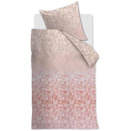 Bettw&auml;sche Beddinghouse "Carola", lila (hellviolett), B/L: 155cm x 220cm, 1 Stk., 1 Stk., Renforc&eacute;, B/L: 80cm x 80cm, 2 Stk., Renforc&eacute;, Obermaterial: 70% Baumwolle, 30% Elasthan, Bettw&auml;sche, Bettw&auml;sche