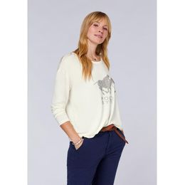 POLO SYLT Longsleeve in Creme - 39% | Gr&ouml;&szlig;e M | Damen-tops