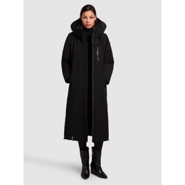 Wintermantel Khujo "LOFI2", Damen, Gr. S, schwarz, 100% Polyester, unifarben, regular fit, eingesetzt elastischer Bund, M&auml;ntel Wintermantel, Topseller