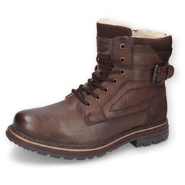 Winterboots Dockers by Gerli, Herren, Gr. 41, braun, Nappaleder, Schuhe, Stiefel, Boots mit Warmfutter