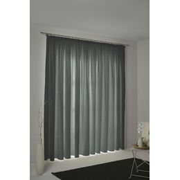 Guido Maria Kretschmer Home & Living Vorhang "0" Gr. 2, gr&uuml;n (oliv), B:142cm H:175cm, Jacquard, Baumwolle (Bio-Baumwolle), GUIDO MARIA KRETSCHMER HOME & LIVING, Gardinen, 0
