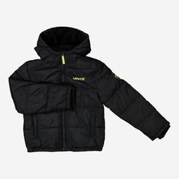 Levi's Schwarze Pufferjacke mit Fleecefutter