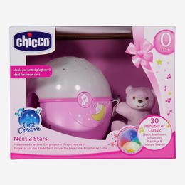 Chicco Weiß-rosafarbener Projektor für Babybetten