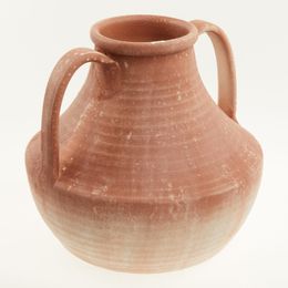 Braune Vase aus Keramik 33x30cm