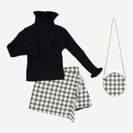 3-teiliges schwarz-wei&szlig;es Bekleidungsset