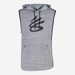 Under Armour Graues T-Shirt mit Kapuze
