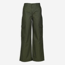 Levi's Olivgrüne Baggy Fit Cargohose mit weitem Bein