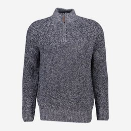 Mehrfarbiger Pullover mit Reißverschluss