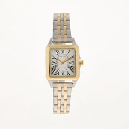 Laura Ashley Silber-goldfarbene Armbanduhr