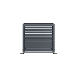 WESTMANN Verkleidung W&auml;rmepumpe Boxa S Anthrazit Anthrazit 56x100x97cm
