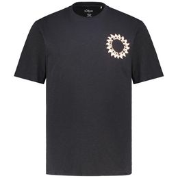 Gro&szlig;e Gr&ouml;&szlig;en s.Oliver T-Shirt mit Print Farbe schwarz Gr&ouml;&szlig;e: 4XL