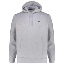 Gro&szlig;e Gr&ouml;&szlig;en Lacoste Hoodie mit Biobaumwolle Farbe grau Gr&ouml;&szlig;e: 3XL