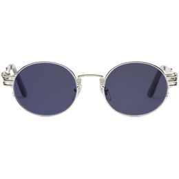 Jean Paul Gaultier Sonnenbrillen - Lunette Double Ressort Silver - Gr. unisize - in Silber - für Damen