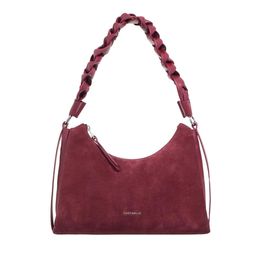 Coccinelle Crossbody Bags - Boheme Suede Bimaterial - Gr. unisize - in Rot - f&uuml;r Damen