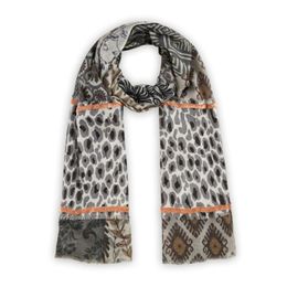 Codello T&uuml;cher & Schals - Schal mit Print - Gr. unisize - in Grau - f&uuml;r Damen