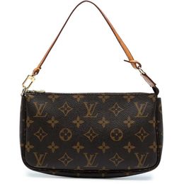 Louis Vuitton Hobo Bags - Monogram Pochette Accessoires - Gr. unisize - in Braun - f&uuml;r Damen