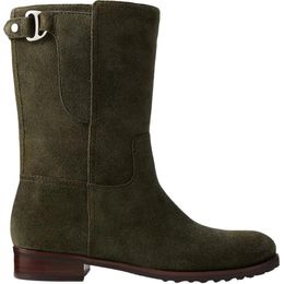 Lauren by Ralph Lauren Lauren Ralph Lauren Stiefel - Tasha Mid-Boots-Mid Boot - Gr. 35 (EU) - in Gr&uuml;n - f&uuml;r Damen