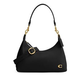 Coach Crossbody Bags - Glovetanned Leather Juliet Shoulder Bag - Gr. unisize - in Schwarz - f&uuml;r Damen