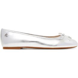 Ralph Lauren Ballerinas - Flat Shoes Polished Silver - Gr. 40 (EU) - in Silber - f&uuml;r Damen