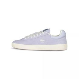 Lacoste Low-Top Sneaker - Sneaker aus Veloursleder - Gr. 8 - in Lila - f&uuml;r Damen