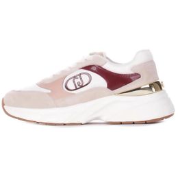 Liu Jo Low-Top Sneaker - Sneakers Beige Bordeaux - Gr. 37 (EU) - in Beige - f&uuml;r Damen