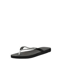 Havaianas Zehentrenner 'Top Mix' Damen Größe 39.5 schwarz / weiß