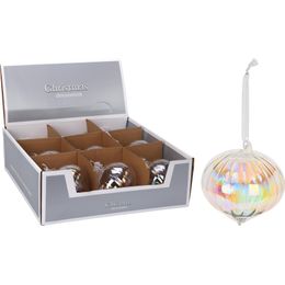 Koopmann Glaskugel Zwiebel CHRISTMAS