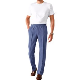Herren Schlupfhose blau-meliert, Gr&ouml;&szlig;e 50