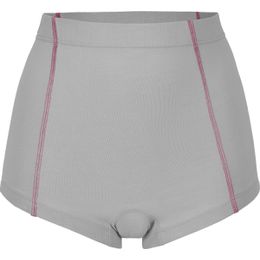wäschepur Damen Panty steingrau-magenta, Größe 48/50
