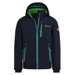 Trollkids Softshelljacke "Balestrand" in Dunkelblau - 41% | Gr&ouml;&szlig;e 128 | Kinder-outdoor-jacken
