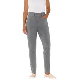 Damen Jeans mit Rundum-Dehnbund grey denim, Gr&ouml;&szlig;e 48
