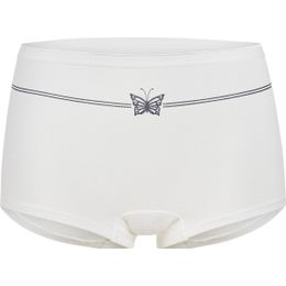 Damen Panty 2x weiß-marine + 1x mint-marine, Größe 42