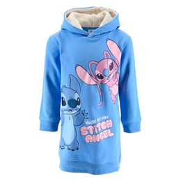 Lilo and Stitch Lilo & Stitch Hoodiekleid "Lilo & Stitch" in Hellblau - 67% | Gr&ouml;&szlig;e 104 | Kinderkleider