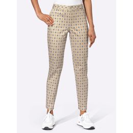 Heine Damen 7/8-Hose, Braun, Gr. 38, Chinos, Material: Baumwolle