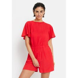 LSCN BY LASCANA Kurzoverall mehrfarbig Gr. 34 f&uuml;r Damen. Mit Rundhals. Figurumspielend