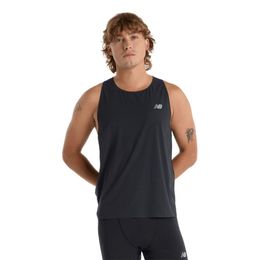 New Balance Race Day Ultra Light Singlet Bekleidung Herren schwarz S