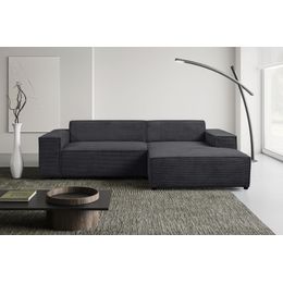 Ecksofa WERK2, B:268cm H:70cm T:163cmanthrazit, 90% Polyester, 10% Nylon, Wohnzimmer, Sofas, "Trento, elegant & zeitlos, Breite 268cm, pflegeleichte