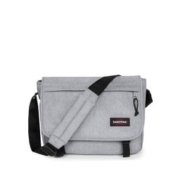 Messenger Bag Eastpak "Delegate +", Kinder, Gr. B/H/T: 39cm x 31cm x 13cm, grau (sunday grau), Polyester, Taschen, Umhängetasche Arbeitstasche Schultasche