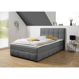 Boxbett Home Affaire "Niemes", anthrazit, B:152cm L:230cm, Komplettbetten