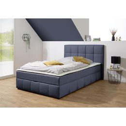 Boxbett Home Affaire "Niemes", denim blau, B:152cm L:230cm, Komplettbetten