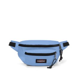 Bauchtasche Eastpak "DOGGY BAG", Kinder, Gr. B/H/T: 27cm x 18cm x 9cm, schwarz (air blau), Polyamid, Taschen, im praktischen Design