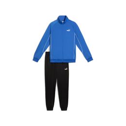 Trainingsanzug Puma "POLY PIPING SUIT", Herren, Gr. XL, mountain blau, Trikot, Obermaterial: 100% Polyester, bedruckt, regular fit, Sportanzüge
