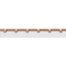 Wandgarderobe Tojo "Tojo-grad garderobe", wei&szlig;, B:60cm H:8cm T:6cm, MDF, Garderobenpaneele, Wandgarderobe, Breite 60 cm