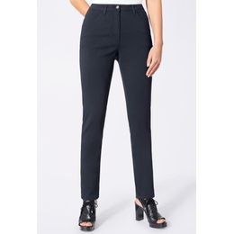 Bequeme Jeans Classic Basics, Damen, Gr. 48, Normalgrößen, blau (marine), 98% Baumwolle, 2% Elasthan, unifarben, lang, Jeans